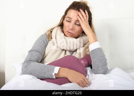 woman, sick, flu, female, ladies, lady, women, ill, illness, influenza ...