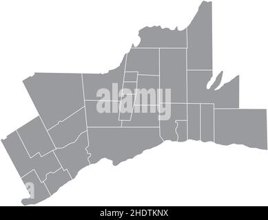 greater toronto area map Stock Vector Image & Art - Alamy