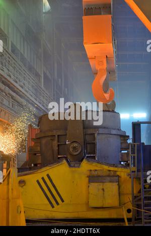 steel, steel mill, foundry, steels, steel mills, foundries Stock Photo ...