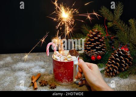 christmas, hot chocolate, marshmalow, merry christmas, x-mas, xmas, hot ...