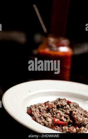 rice and beans typical of brazil, healthy and light food, grilled ...