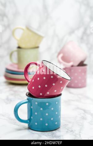 Designs for a cup for a tea set. Design for a tea set Stock Photo - Alamy