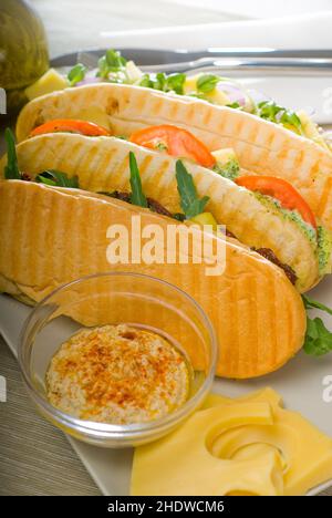 sandwich, panini, sandwichs, paninis Stock Photo - Alamy