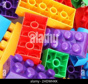 toy, plastic module, block, toys, plastic modules, blocks Stock Photo ...