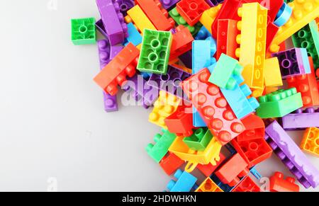 toy, plastic module, block, toys, plastic modules, blocks Stock Photo ...