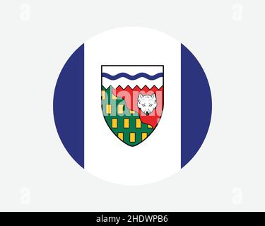 Flag of Northwest Territories button Stock Vector Image & Art - Alamy