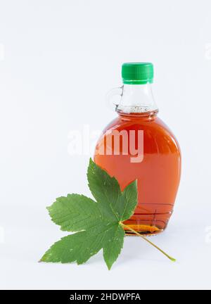 Bottles of syrups on white background. Cough and cold medicine Stock ...