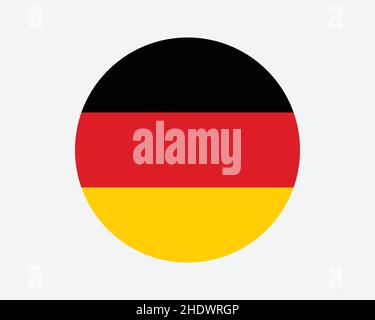 germany national flag Circle button Icon. Simple flag, official colors ...
