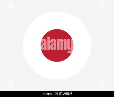 Japan round flag icon. Round World Flags Vector illustration Icons Set ...