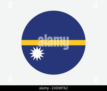 Nauru Star Flag. Nauruan Star Shape Flag. Republic of Nauru Country ...