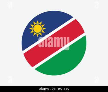 Flag of Namibia. Namibian national banner and patriotic symbol ...