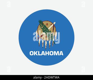 Oklahoma State Seal Stock Vector Image & Art - Alamy