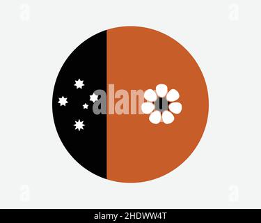Northern Territory (NT) Flag Vector Illustration on White Background ...