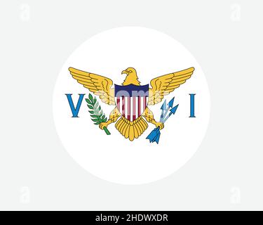 US Virgin Islands Flag- An Illustration of a US Virgin Islands Flag ...