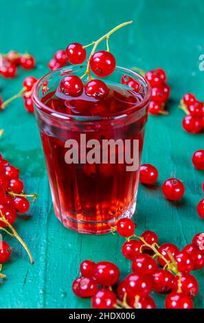 red currant with juice Stock Photo - Alamy