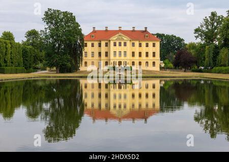 castle pond, zabeltitz, castle ponds Stock Photo - Alamy