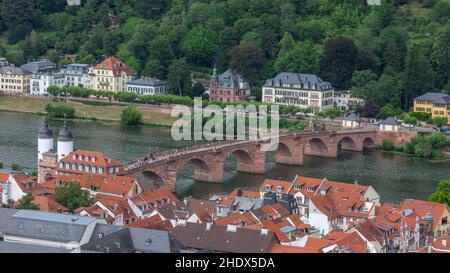 heidelberg, karl theodor-bridge, heidelbergs, karl-theodor-bridges ...