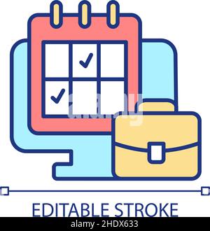 Effective business management RGB color icon Stock Vector Image & Art ...