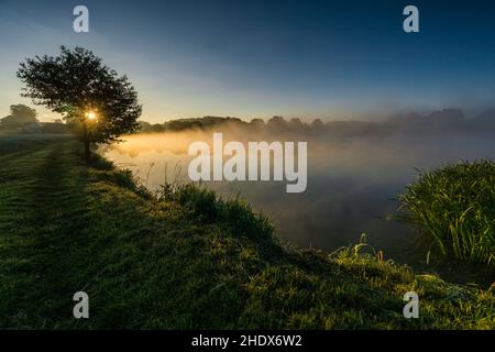twilight, fog, twilights, fogs Stock Photo - Alamy