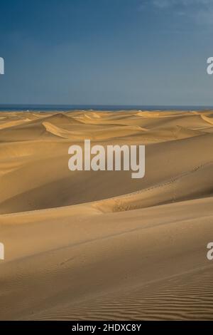 Landscape of the sand dune 'seas' of the Grand Erg Oriental also known ...