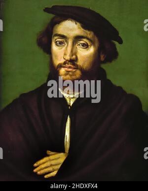 The portrait of Pierre Aymeric by Corneille de Lyon is a striking ...