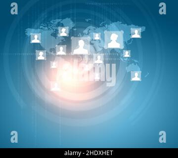 Web technologies. Globalization. International communication system ...