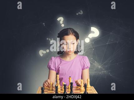 question mark and chess Stock Photo - Alamy