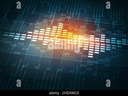 diagram, audio track, chart, charts, diagrams, graph, graphs Stock ...