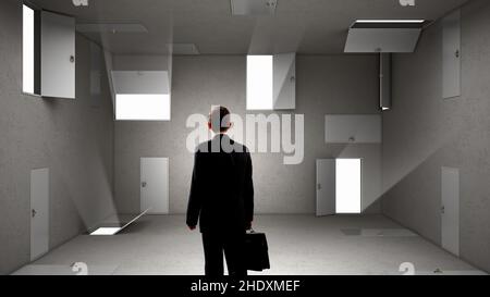 career, door, decisions, careers, doors Stock Photo - Alamy