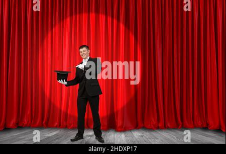 stage, magician, show, stages, magicians, wizard, shows Stock Photo - Alamy
