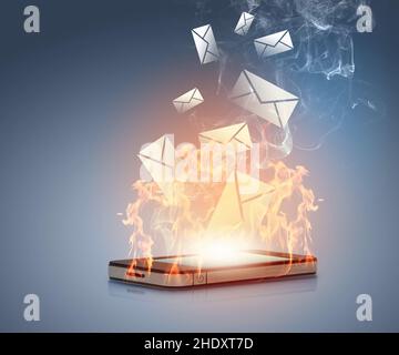 mail, digital, @, email, mails, digitals, emails Stock Photo - Alamy