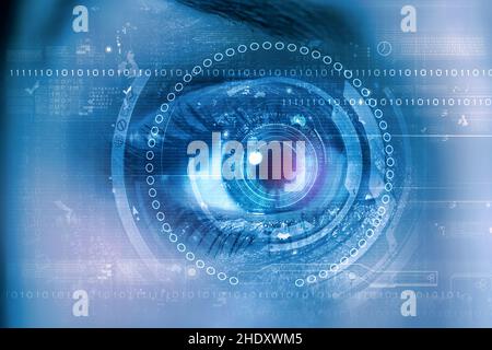 eye, monitoring, spy, identification, scanners, artificial intelligence, eyes, spies, spying ...