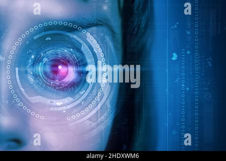 eye, monitoring, spy, identification, scanners, artificial intelligence, eyes, spies, spying ...