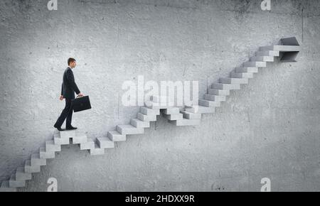 success, upward, success stairs, upwards Stock Photo - Alamy