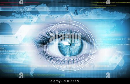 eye, coding, identification, eyes, identifications Stock Photo - Alamy