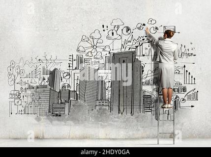 draft, blueprint, urban planning, drafts, blueprints Stock Photo - Alamy