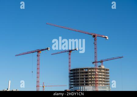 Tip of Redmolen Construction Site in Copenhagen, Denmark Stock Photo ...