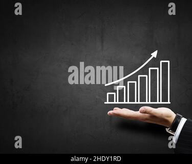 growth, diagram, positive, upswing, growths, rise, chart, charts ...