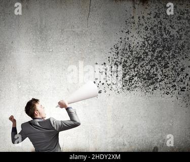 aggressive, advertising, information, aggressives, informations Stock ...