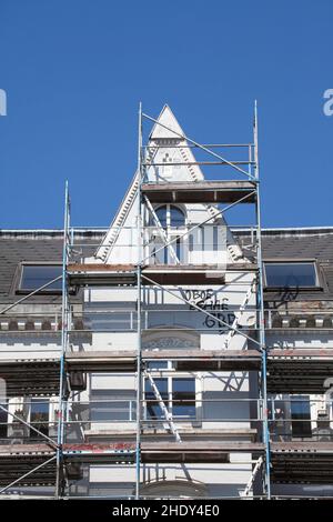 gable, scaffolding, gables Stock Photo - Alamy