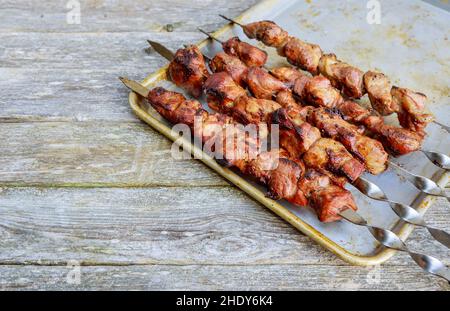 shashlik, kebabs, shashliks Stock Photo - Alamy