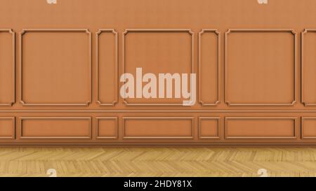 Classic Victorian Style Wood Trim Wall Stock Photo - Alamy
