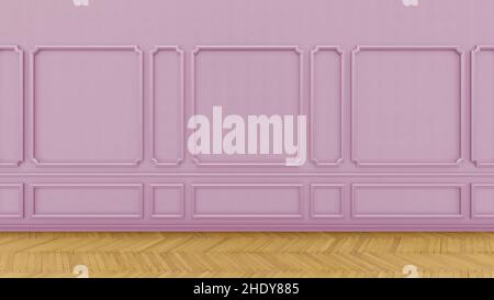 Classic Victorian Style Wood Trim Wall Stock Photo - Alamy