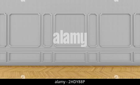 Classic Victorian Style Wood Trim Wall Stock Photo - Alamy