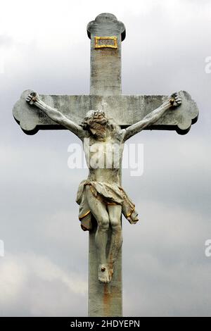 christianity, cross, stone figure, christianities, crosses, stone ...
