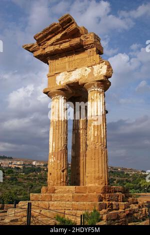 archaeology, columns, valley of the temples, archaeologies, cleft ...