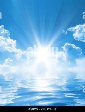 sunbeams, clouds, sun beams, sun ray, sun rays, sunbeam, sunray ...