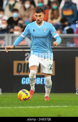 Olimpico Stadium, Rome, Italy - Mattia Zaccagni of SS Lazio celebrates ...