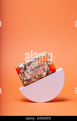 Soap for washing hand with a natural background Stock Photo - Alamy