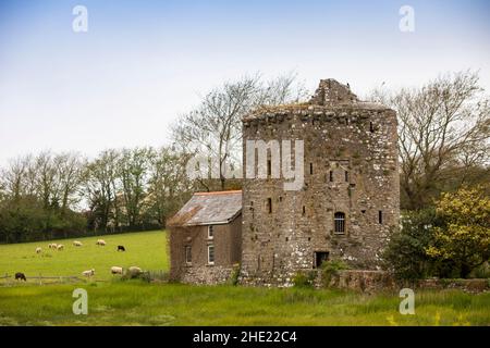 The Castle, Angle - Pembrokeshire, Wales Stock Photo - Alamy